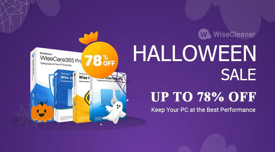 WiseCleaner Halloween-Sale – Bis zu 78 % Rabatt und kostenlose Geschenke.
